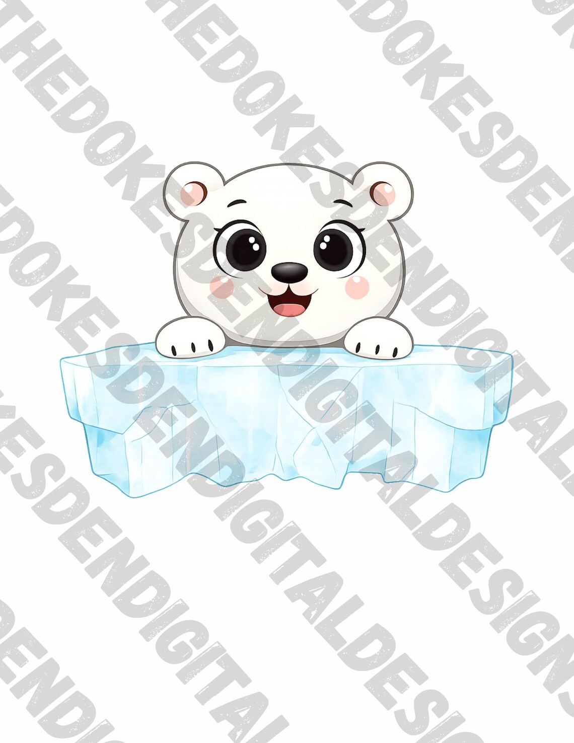 Peeking Polar Bear Name Craft | Winter Name Activity for Preschool ...