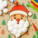 Cotton Ball Santa Craft for Kids – Easy Holiday Activity - Etsy