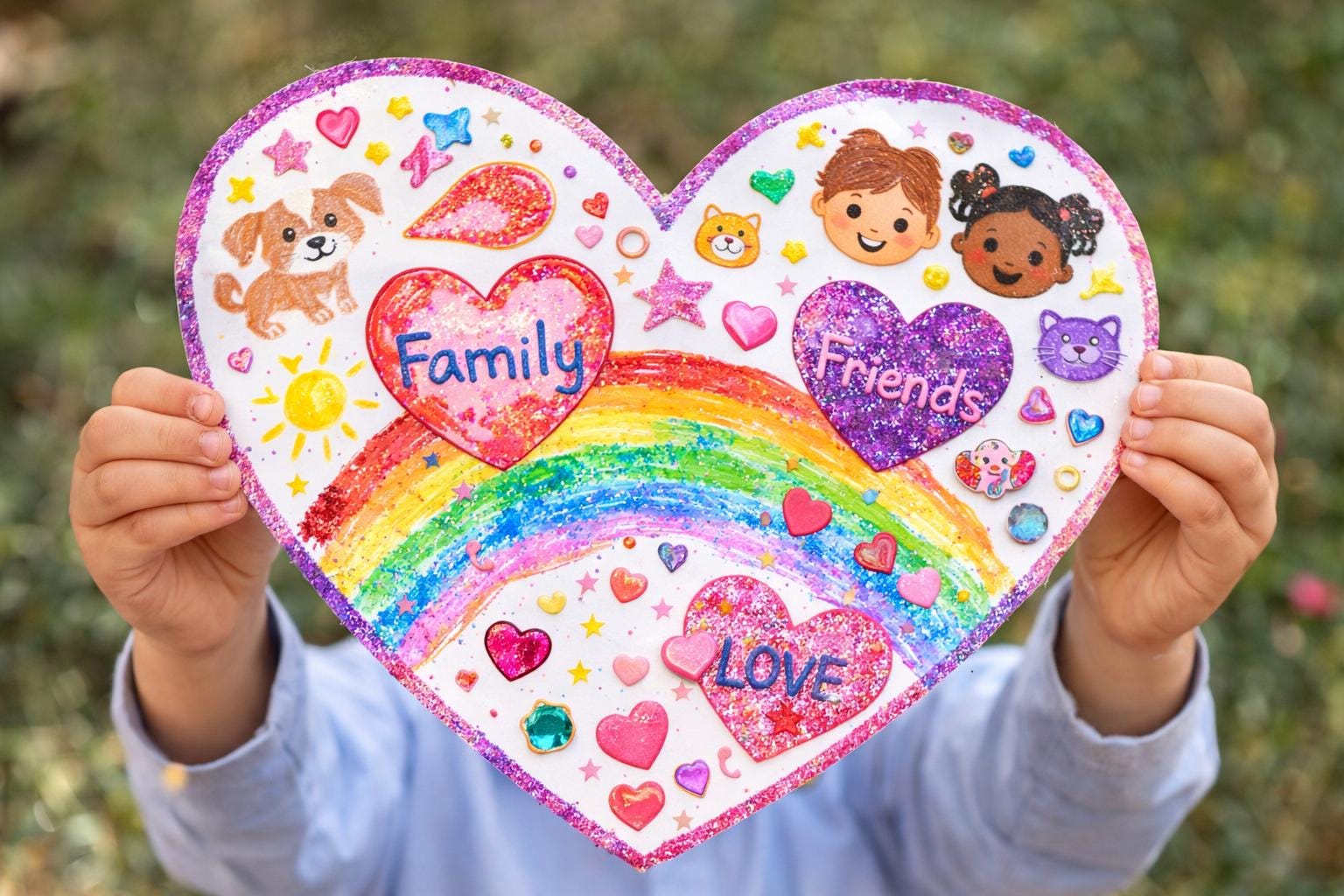 Our February Heart – Family Craft Activity - Etsy