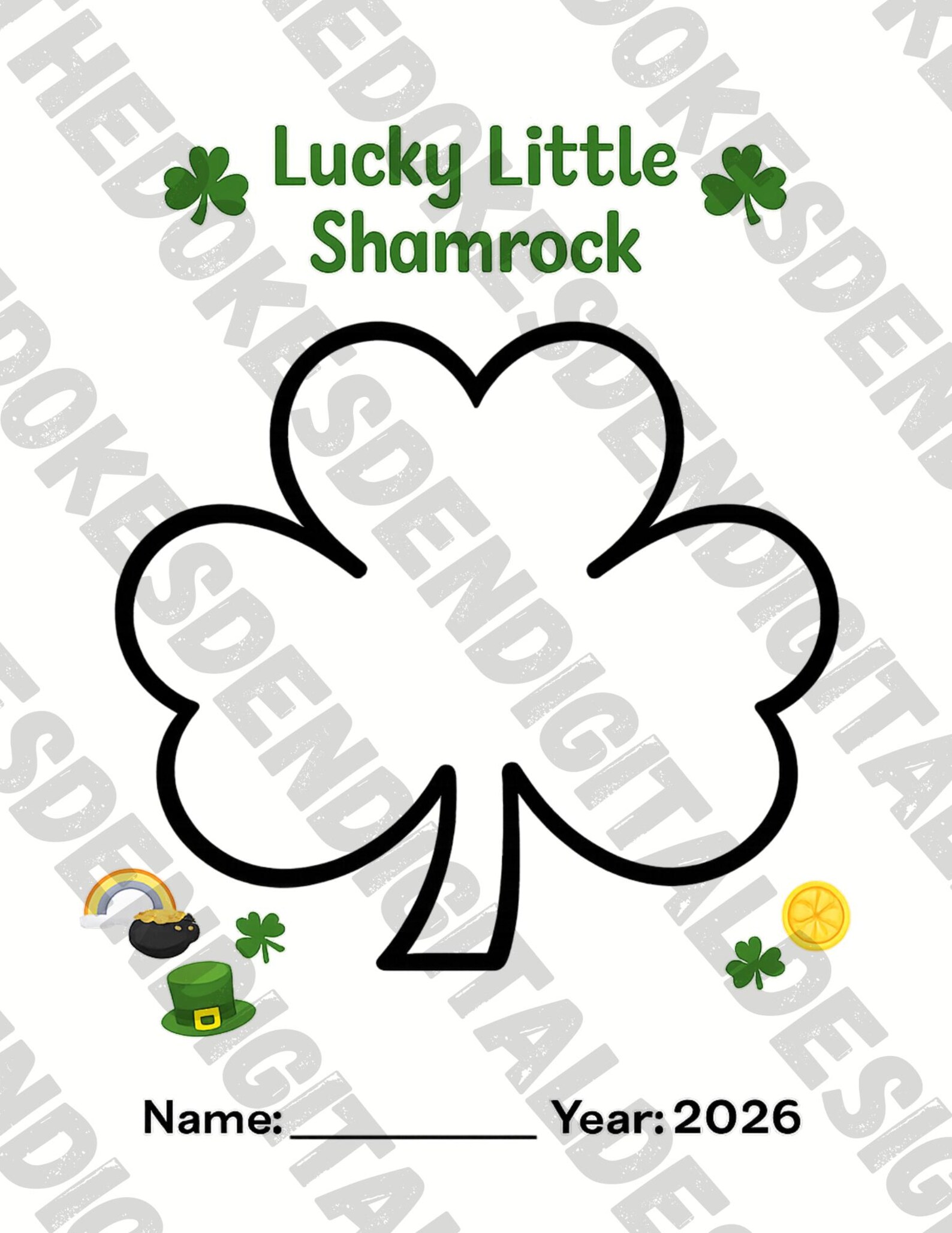 Shamrock Scrap Paper Craft | St. Patrick's Day Fine Motor Activity ...