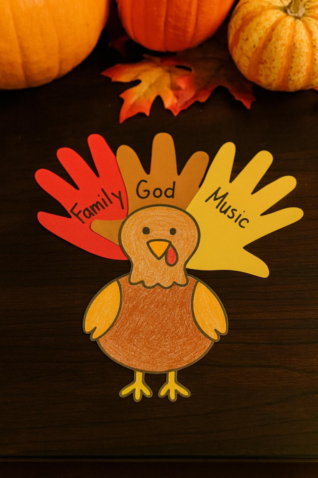 November Turkey Family Project | Thankful Handprint & Feather Craft ...