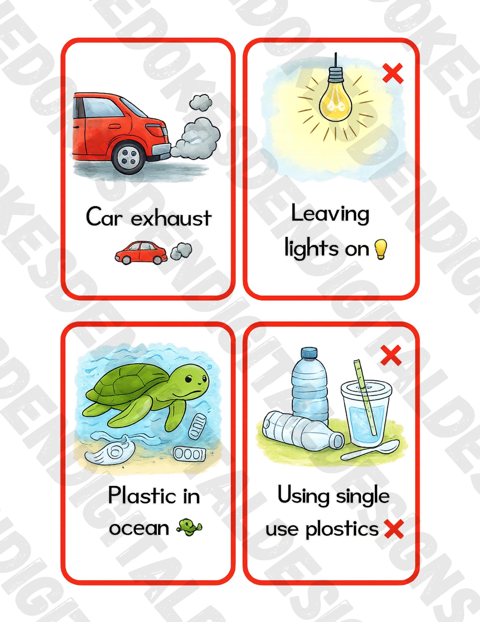 Earth Day Sorting Activity | Preschool Kindergarten Eco Printables ...