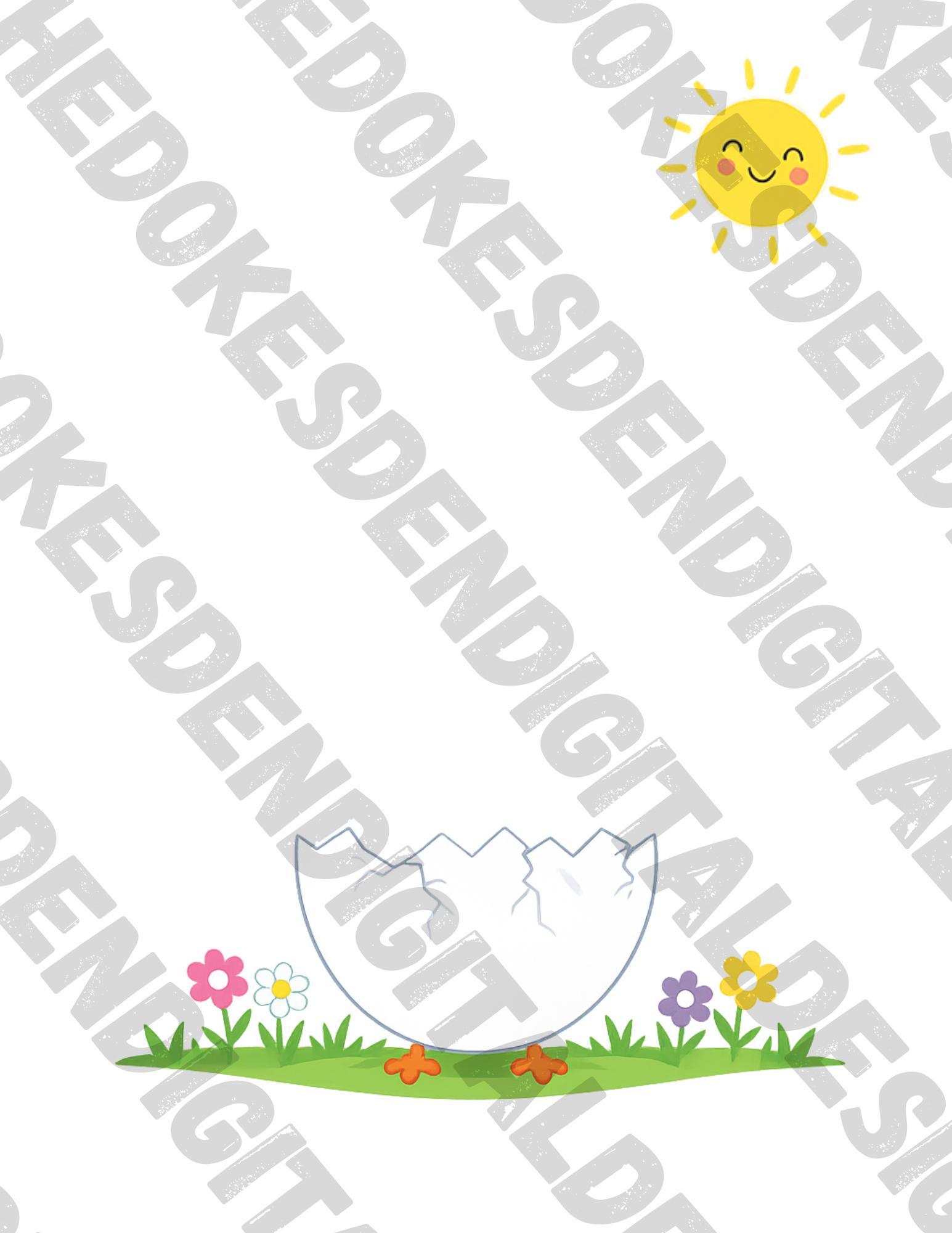 Spring Chick Handprint Art | Easter Craft, Preschool Activity (PDF ...