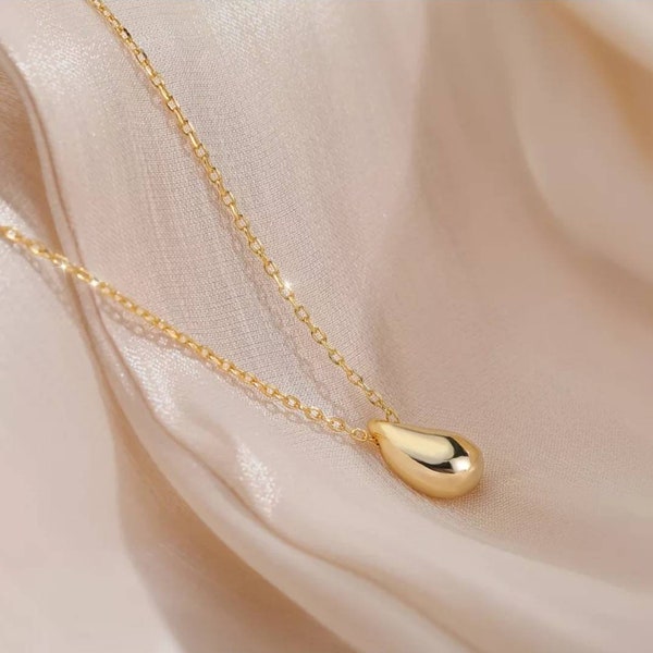 Tear Drop Necklace - Etsy