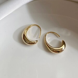 Gold Dangle Earrings, Gold Earrings, Gold Dangles, Gold Charm Earrings ...