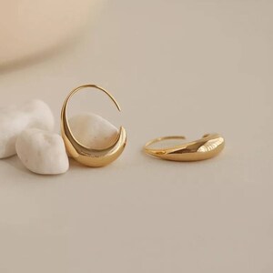 Gold Dangle Earrings, Gold Earrings, Gold Dangles, Gold Charm Earrings ...