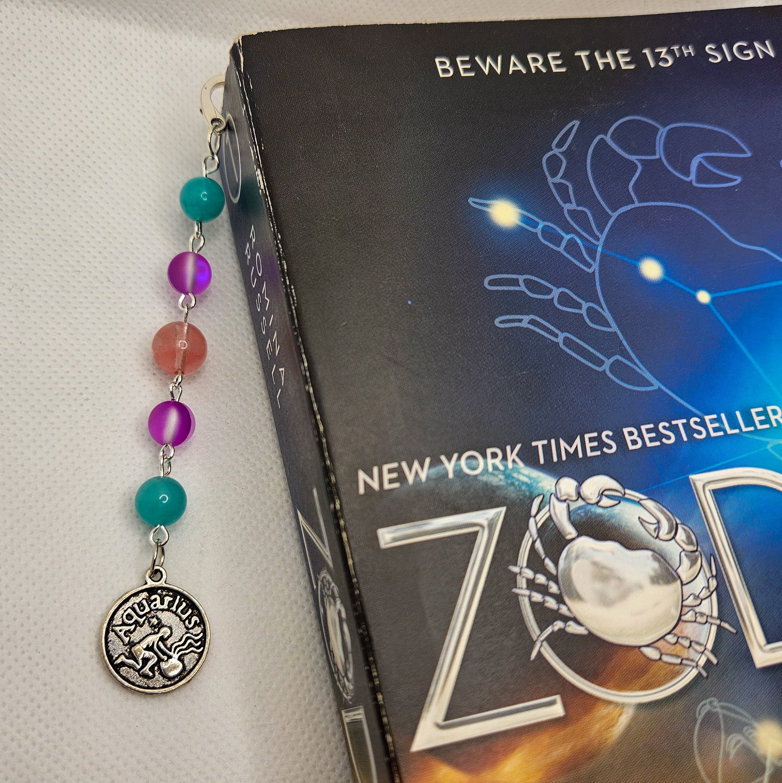 Zodiac Bookmarks, Astrology Gift, Book Lover Gift, Charm Bookmark for ...