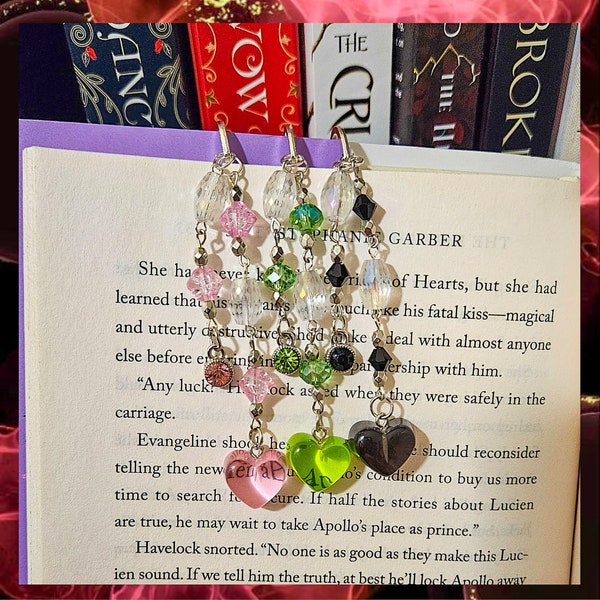 Heart Bookmark - Etsy
