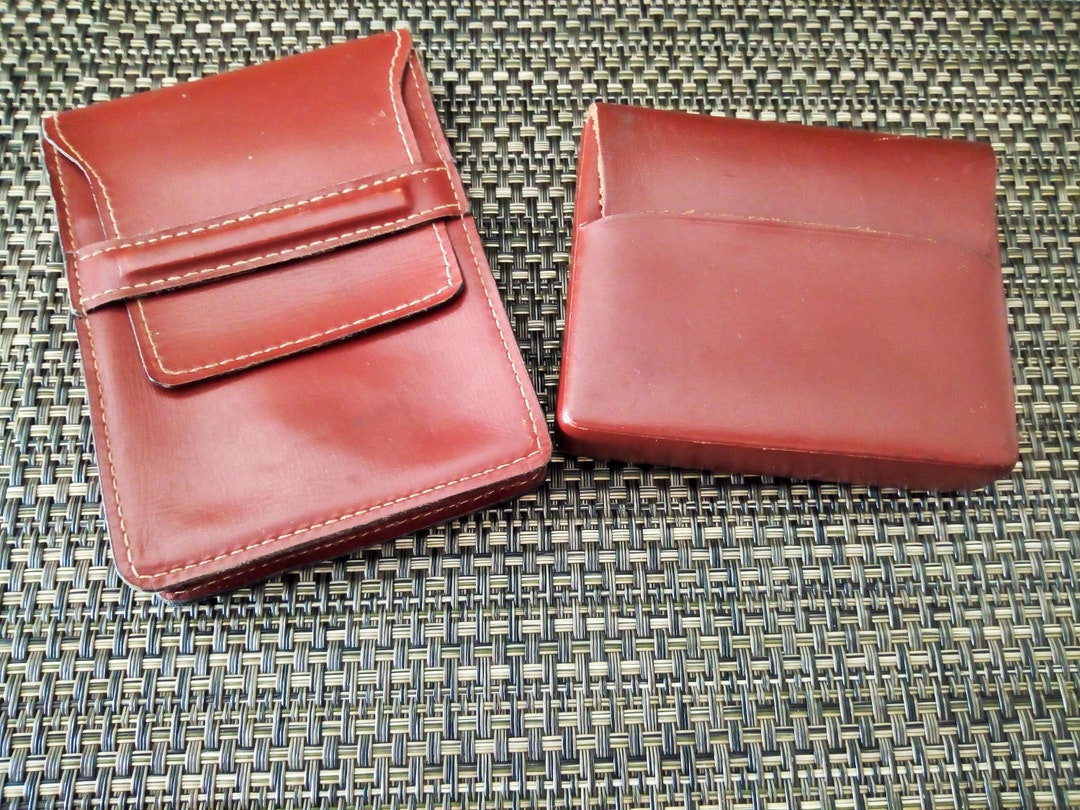 Vintage Leather Cigarette Cases - Etsy