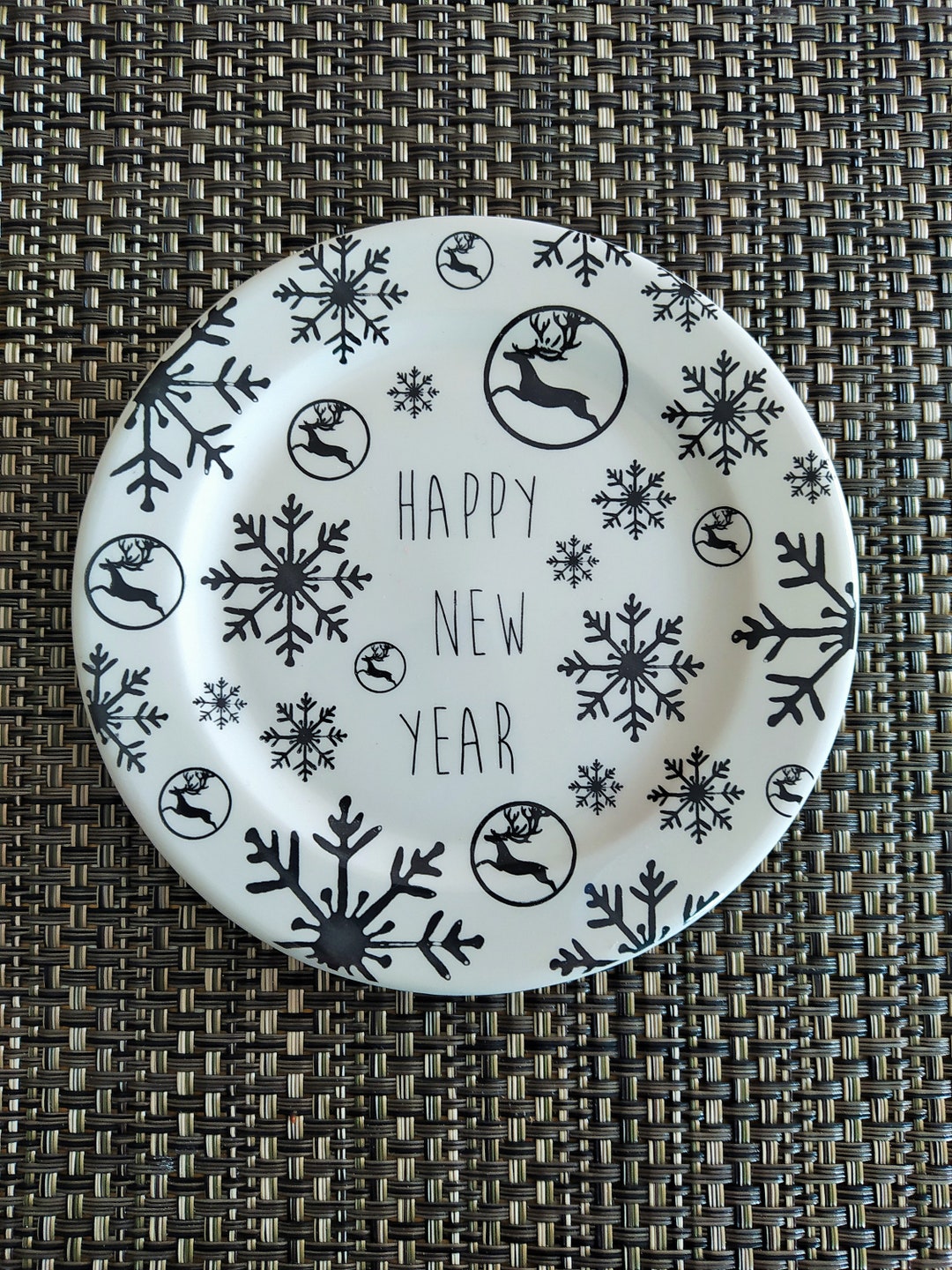 Gien Plate Sweets Happy New Year - Etsy