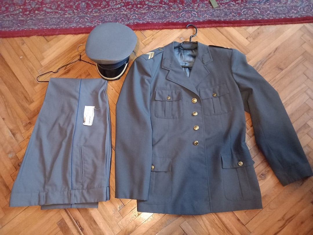 SFRJ Yugoslav Milicija Blue-gray Uniform - Etsy