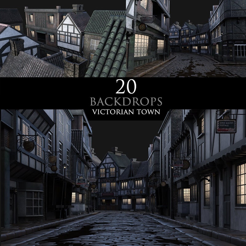 Victorian City Alley - Etsy