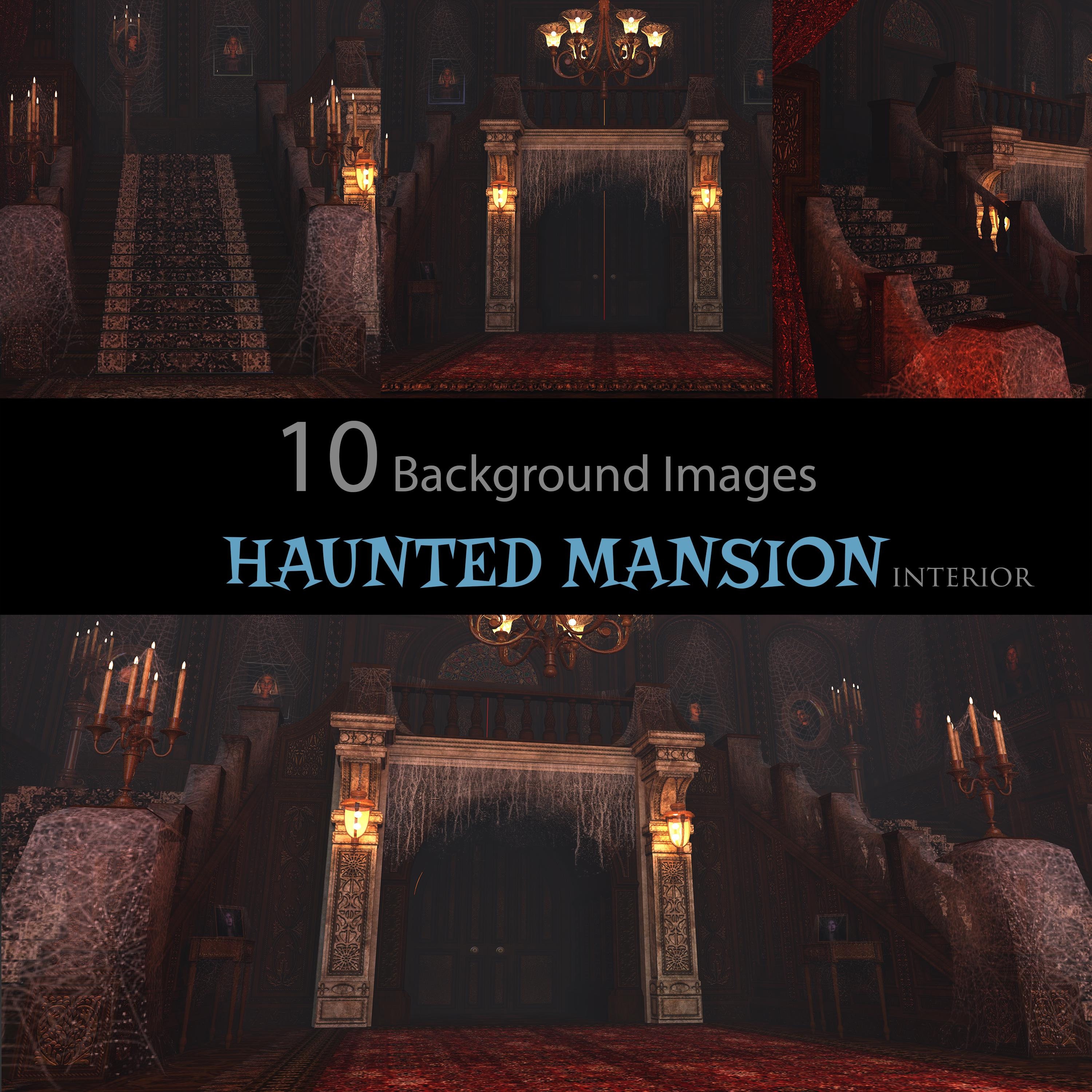 Haunted Mansion/background/spooky/interior/cozy Mystery/house/scary ...