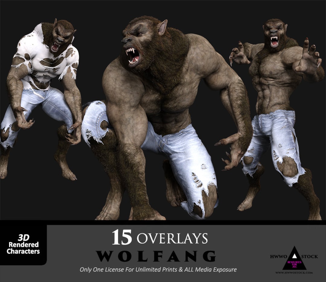 Werewolf/monster/creature/wolf/halloween/fantasy Characters/full Moon ...