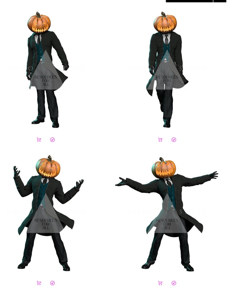 Pumpkin-man/fictional Character/halloween Character/composite/png ...