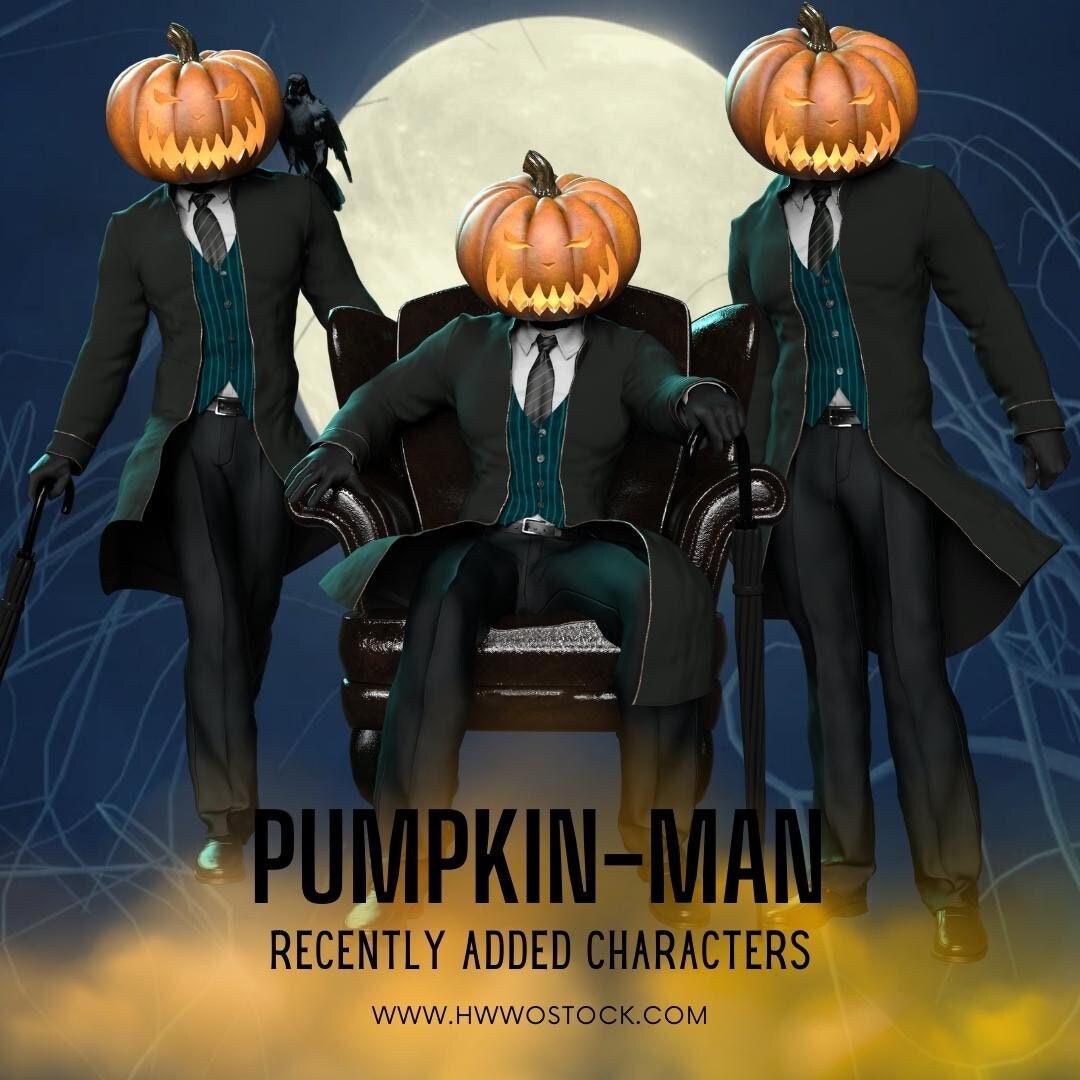 Pumpkin-man/fictional Character/halloween Character/composite/png ...