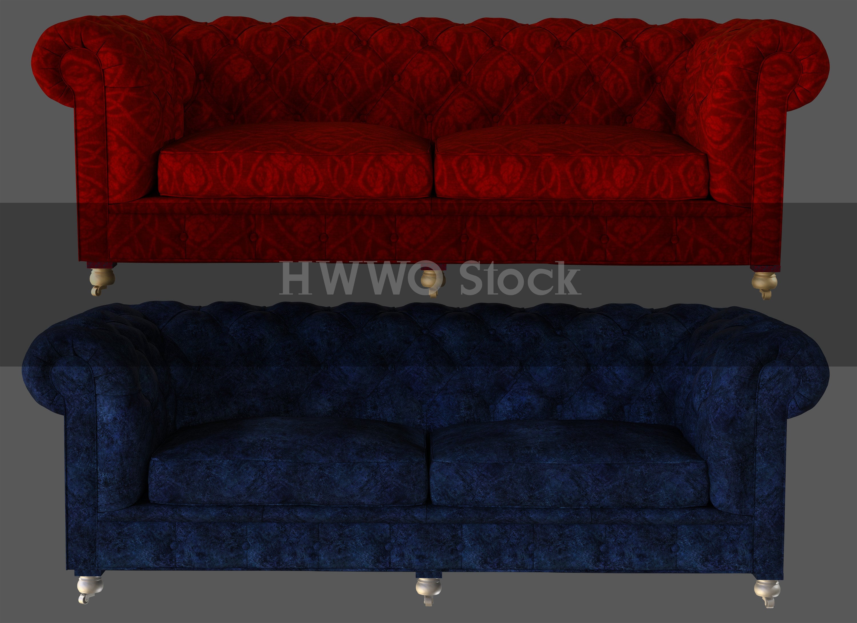 8 Classic Sofas/furnitures/clipart/overlay/3d/stock | Etsy