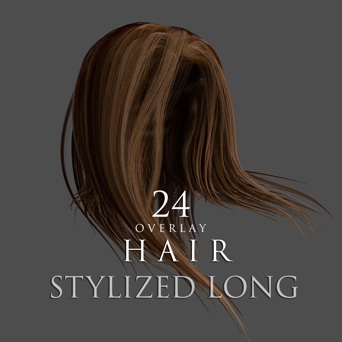 Stylized Hair /overlays/swaps/female/3d Renders/fictional - Etsy
