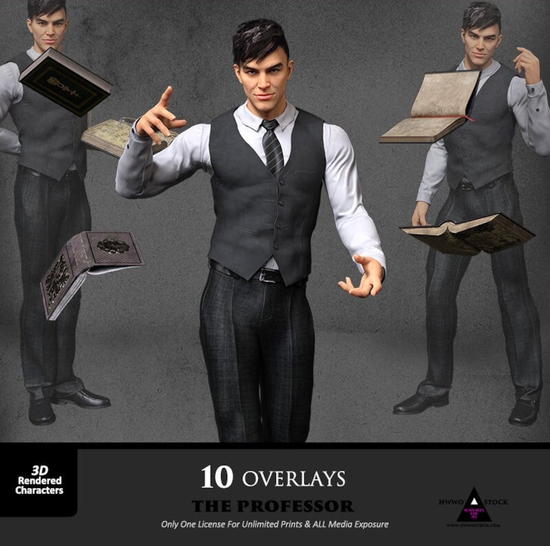 The Professor/fictional Character/warlock/composite/png/overlays/3d ...