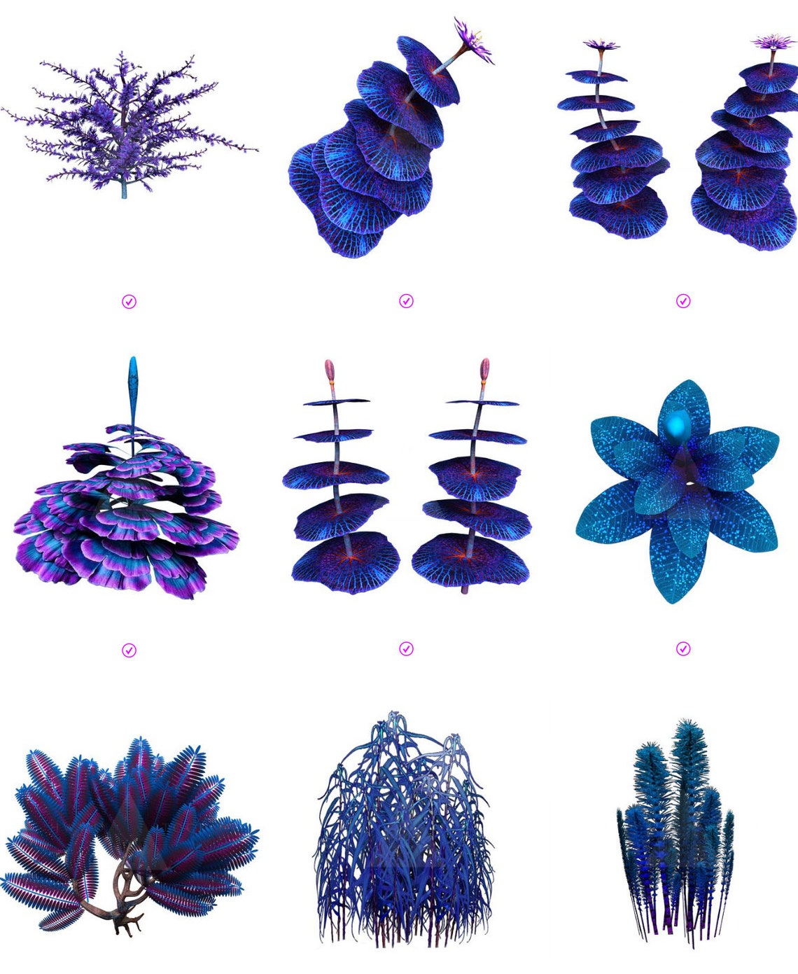 Alien Plants/colorful/leaves/fantasy Plants/spring/romantic/tropical ...