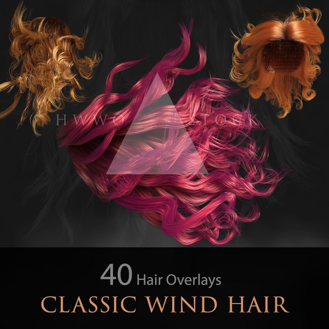 Classic Wind Hair/urban Fantasy/long Hair/classic Hair/colorful Hair ...
