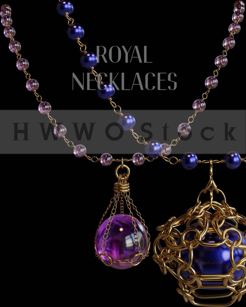 Royal Necklaces/overlays/pendants/jewelry/3d - Etsy
