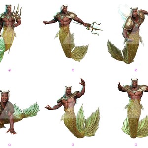 Merman/poseidon/god/fantasy Characters/fairy Tale/mythology/underwater ...