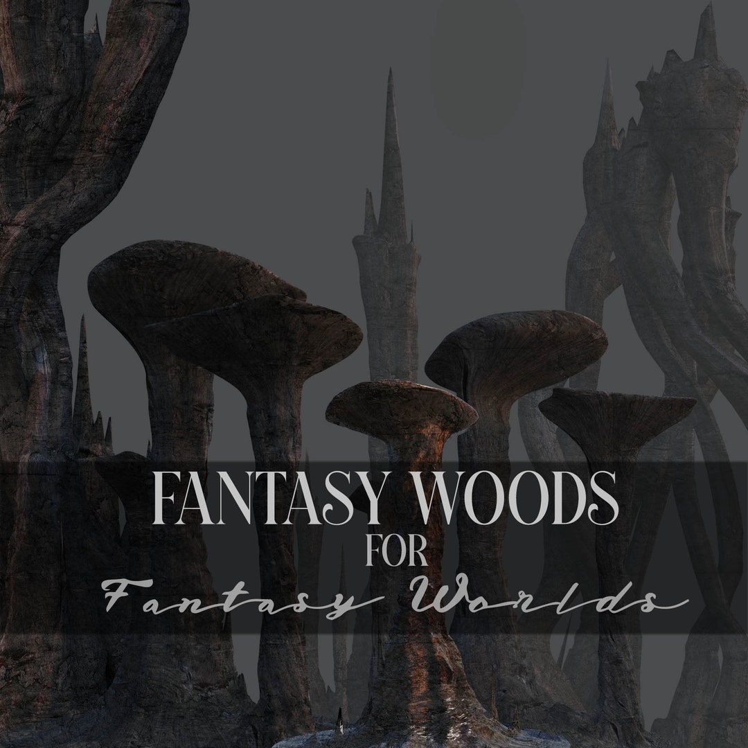 Fantasy Woods/alien Landscape/fantasy Plants/halloween/decoration ...