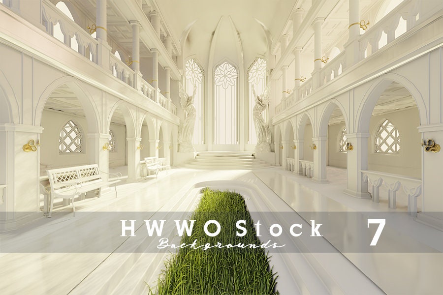 The White Temple/interior Background/backdrops/digital - Etsy Sweden