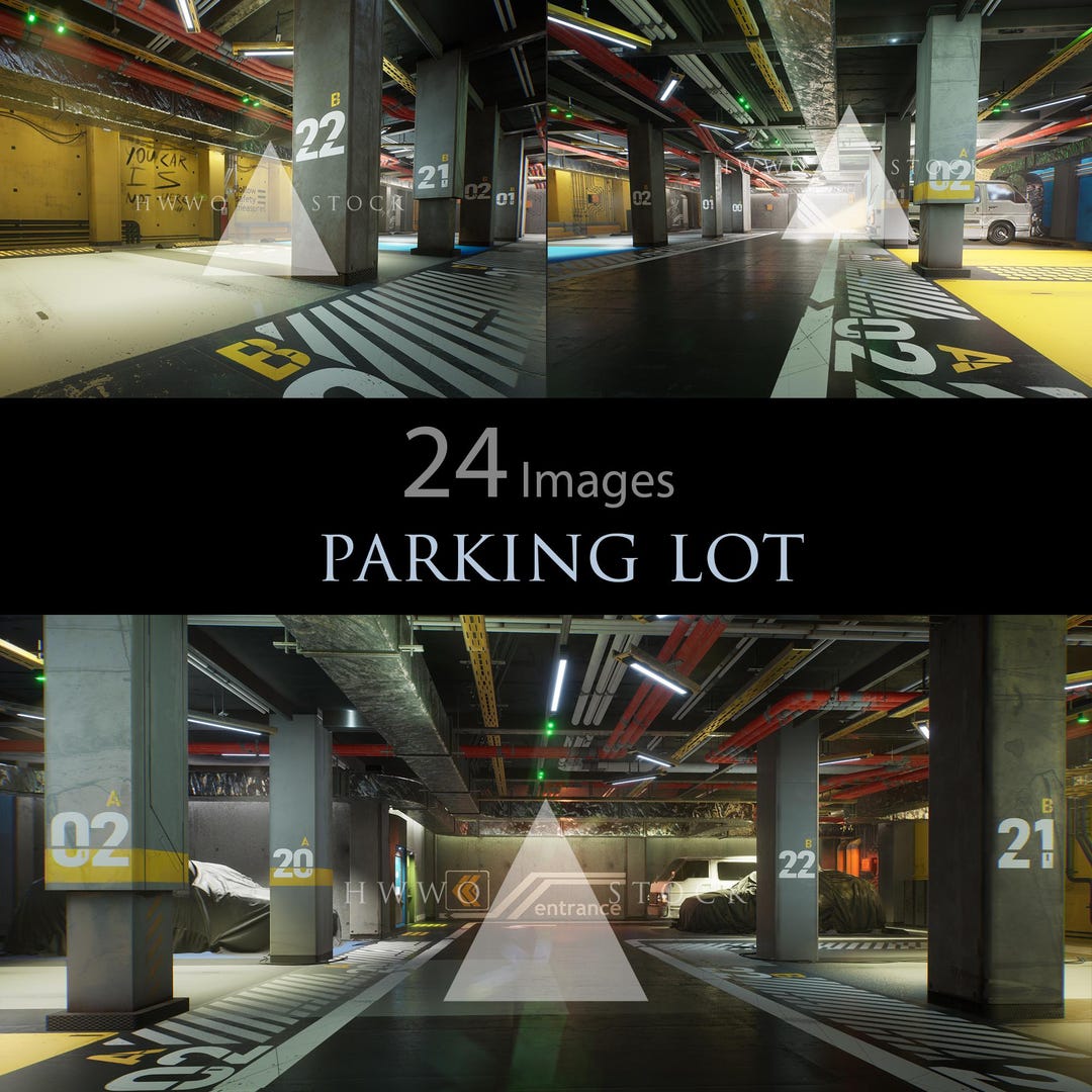Parking Lot/background Images/architecture/cars/buildings/urban ...