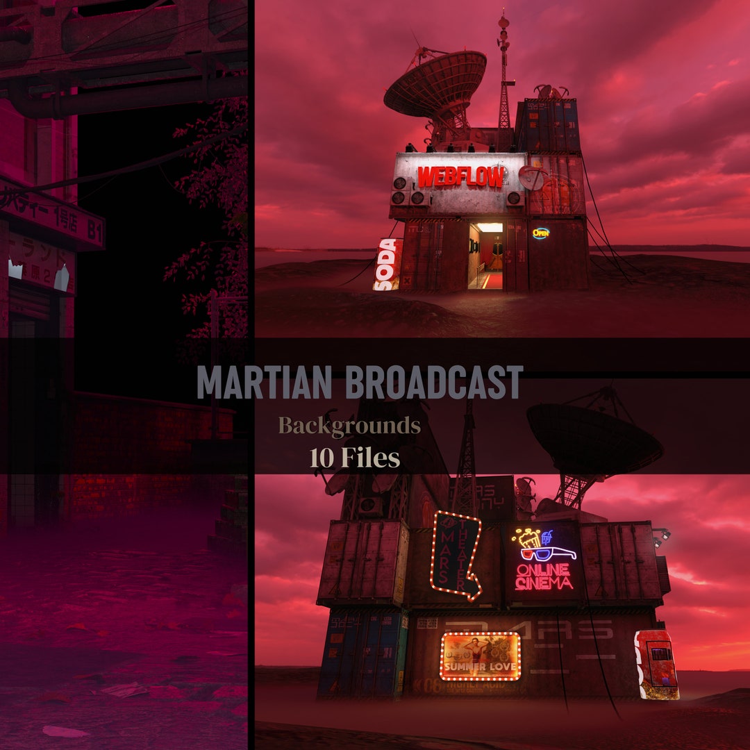 Martian Broadcast/sci-fi Backgrounds/post-apocalypse/mars/photoshop/3d ...