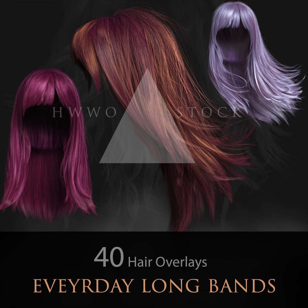 Everyday Bangs Hair/urban Fantasy/long Hair/classic Hair/colorful Hair ...