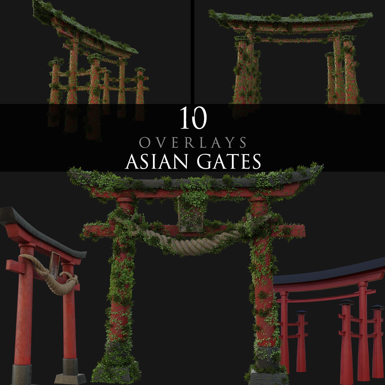 Asian Gates /portals/japanese/architecture/doors/backdrops/overlays ...