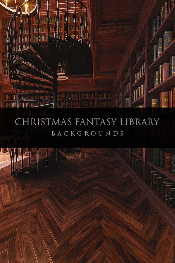 Fantasy Library Wallpaper