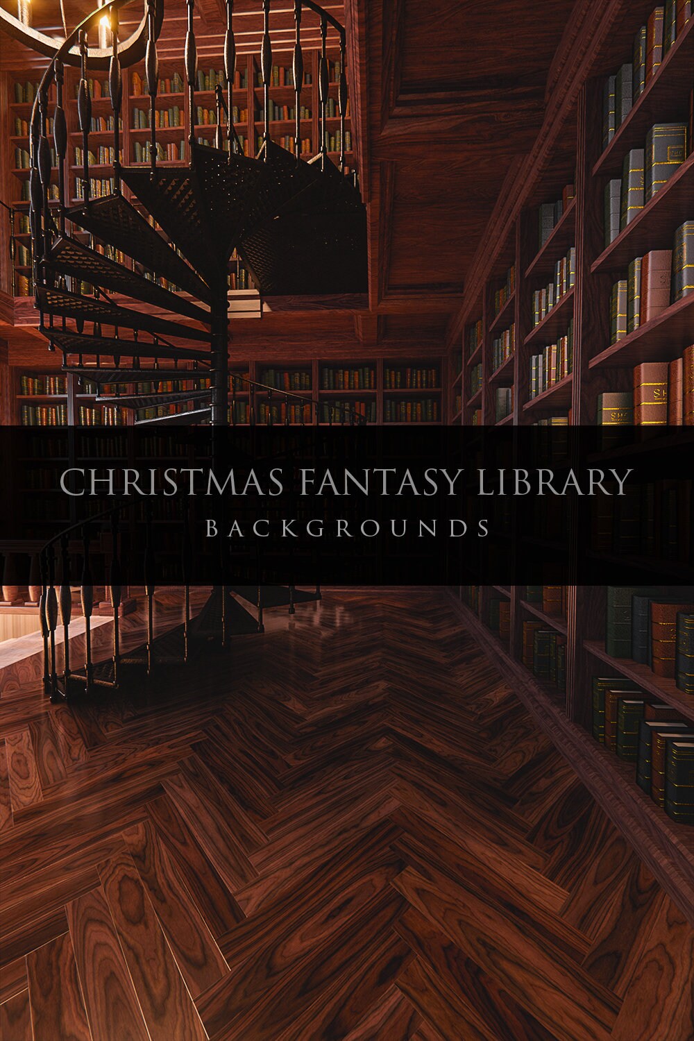 Fantasy Library Wallpaper