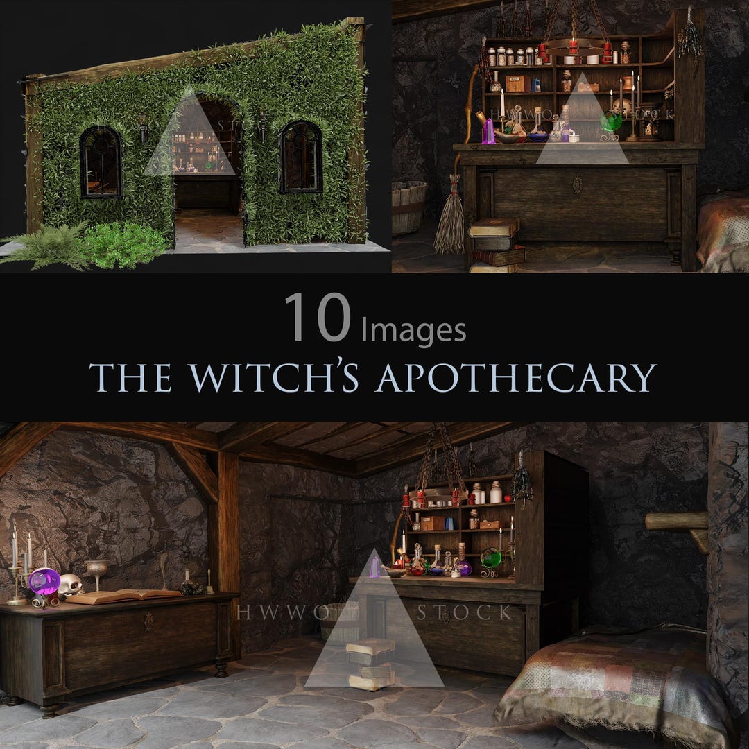 Witch's Apothecary/backgrounds/architecture/fantasy/interior/photoshop ...