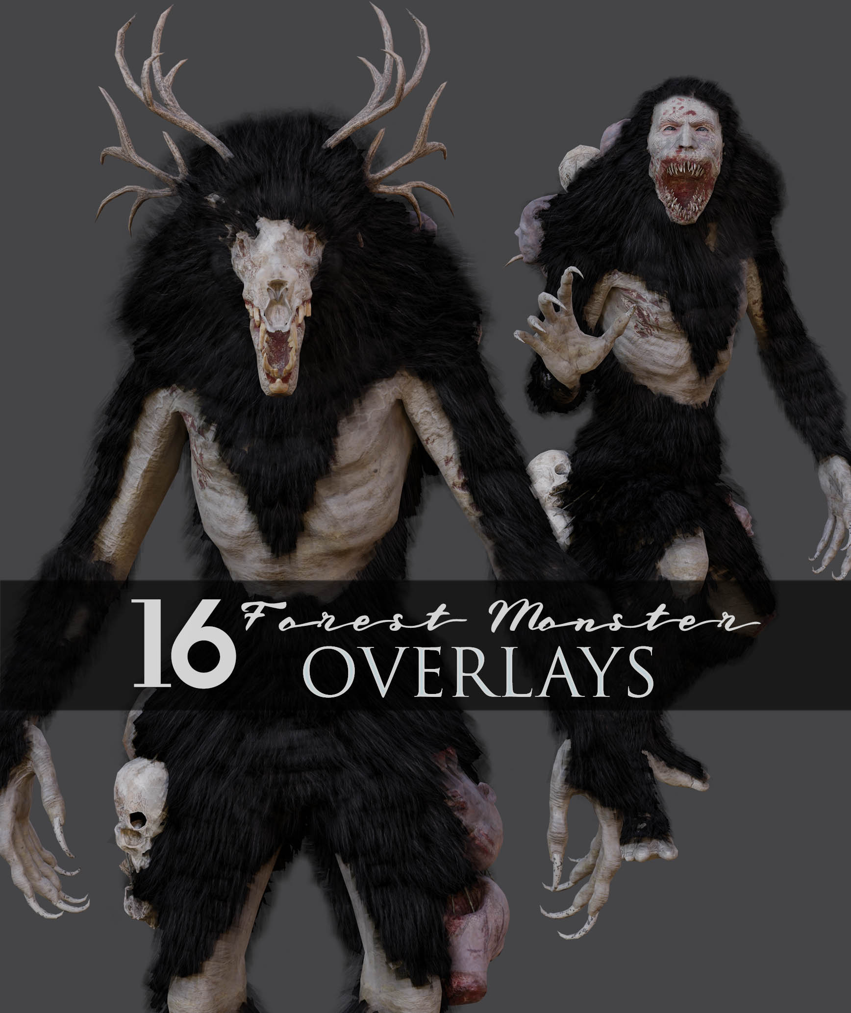 Forest Monster/Halloween Monster/Fantasy | Etsy