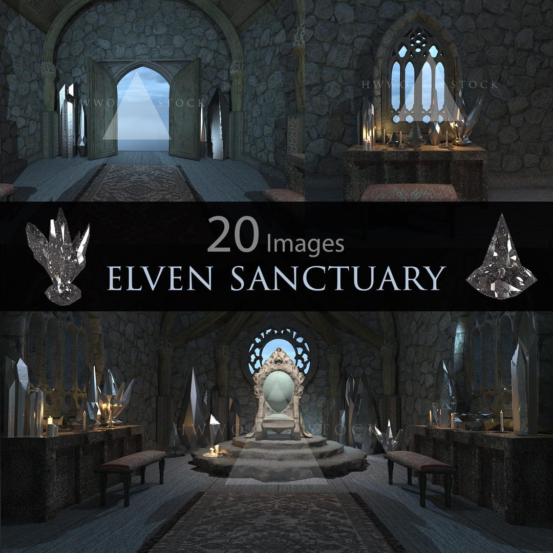 Elven Sanctuary/fantasy Background/epic Fantasy/throne Room/cinematic ...