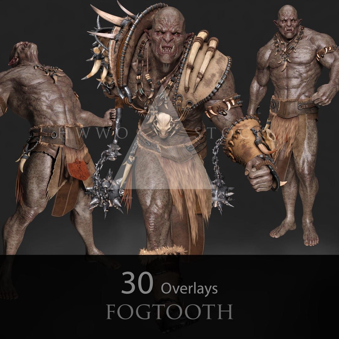 Fogtooth/orc/monster/beast/warrior/png/overlay/overlays/creature ...