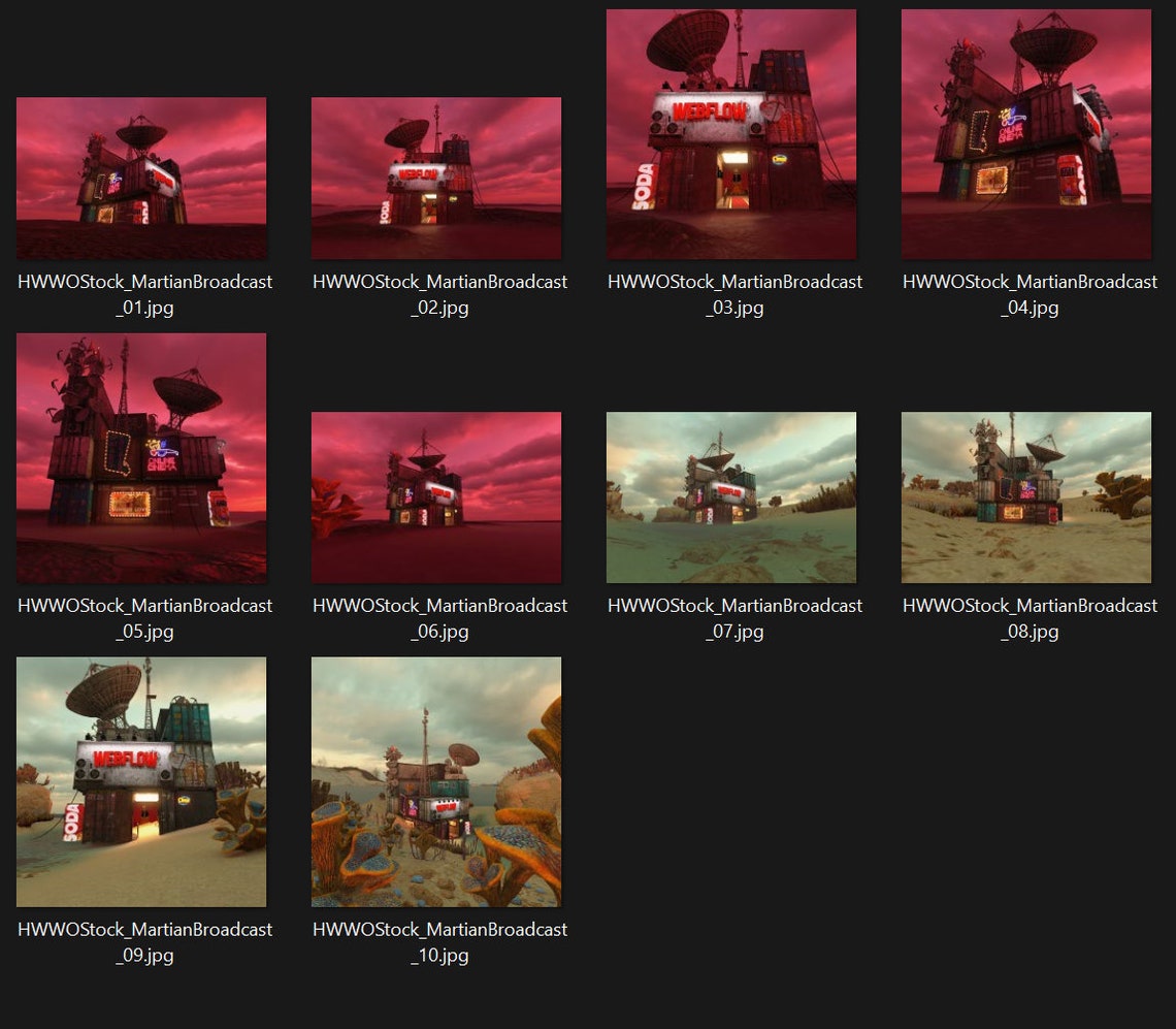 Martian Broadcast/sci-fi Backgrounds/post-apocalypse/mars/photoshop/3d ...