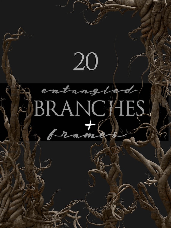 20 Entangled Branches/roots/vines/fantasy - Etsy