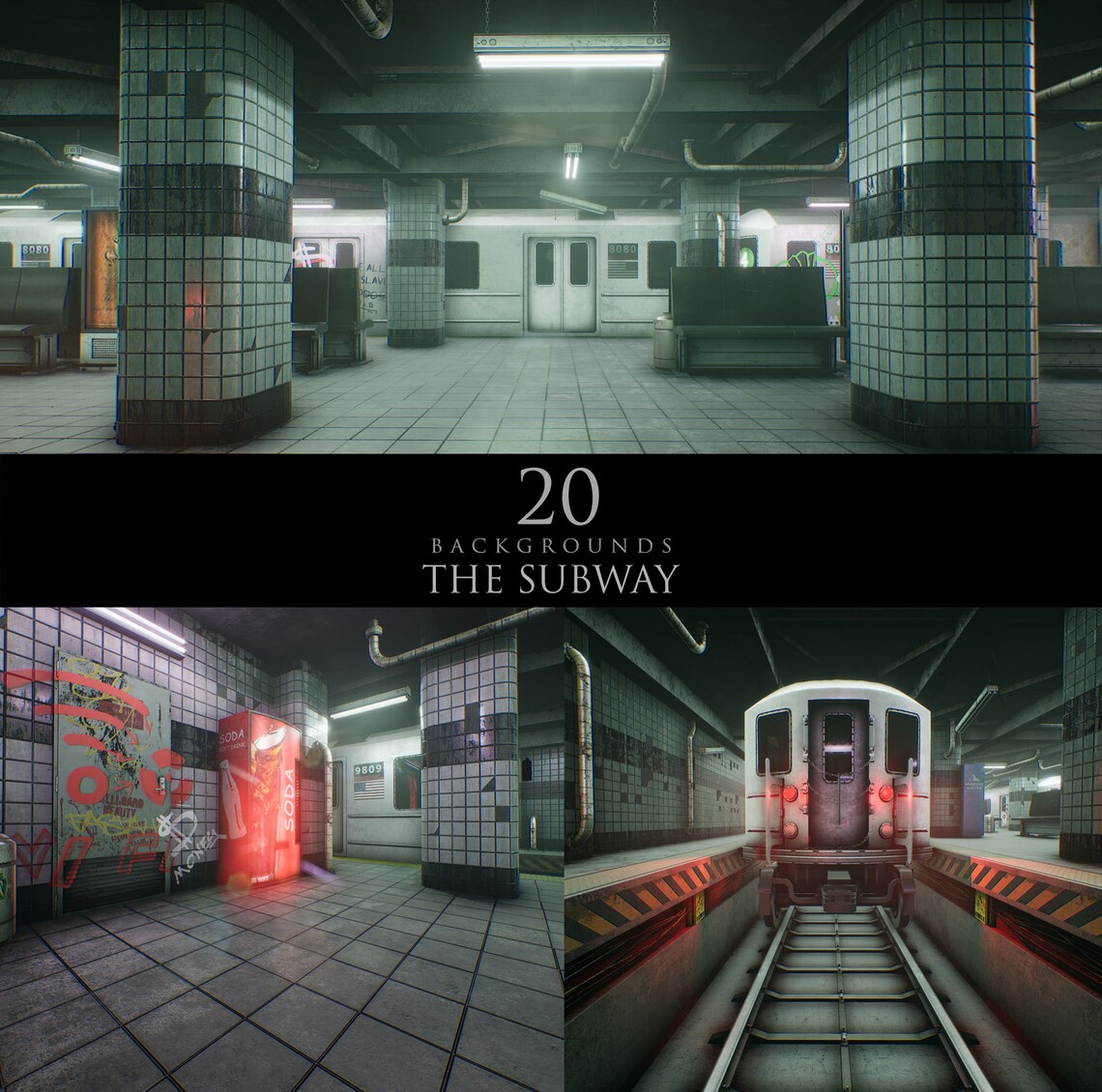 The Subway/urban Backgrounds/digital Backgrounds/underground City/stock ...