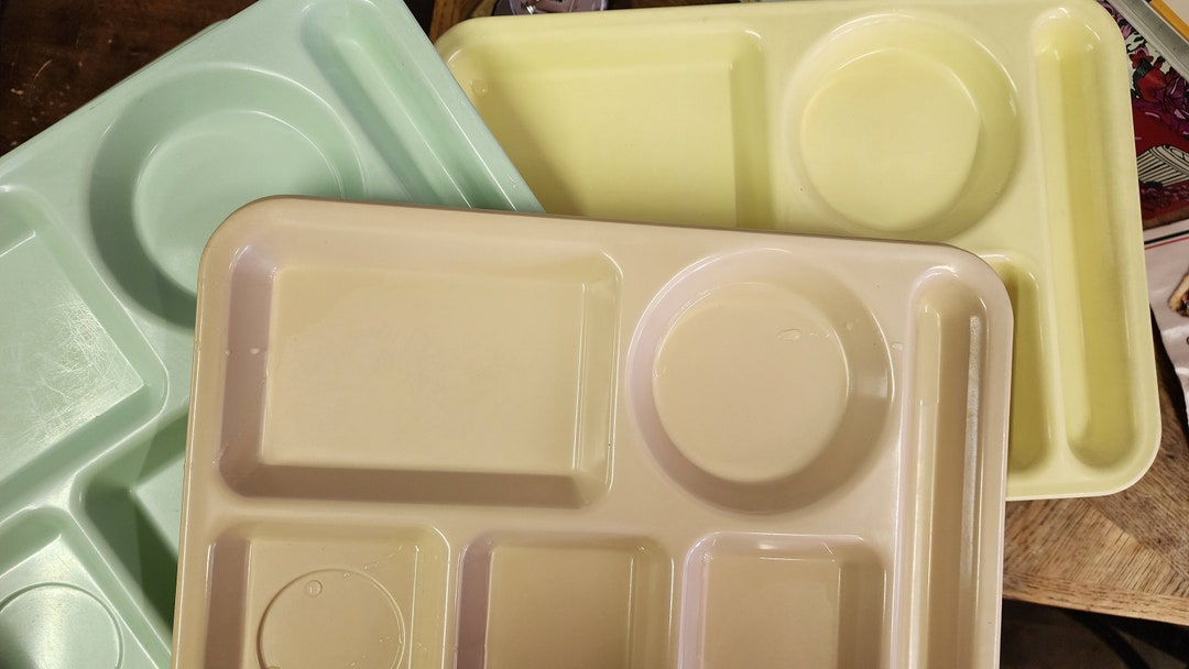 Set of 3 Vintage Cafeteria Trays - Etsy