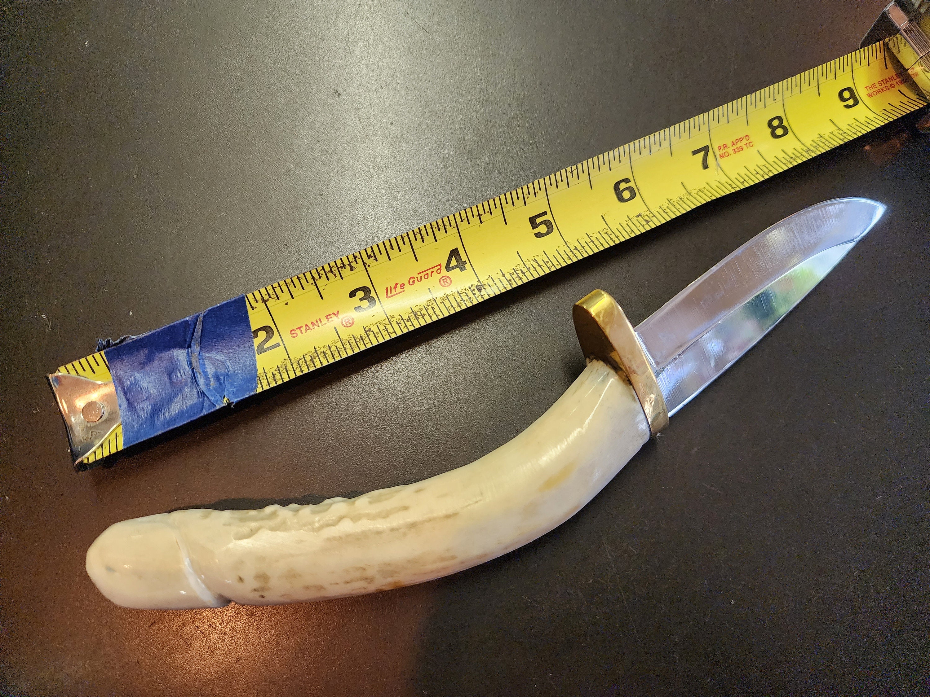 Phallic Folk Art Steel Knife With Hand Carved Handle - Etsy