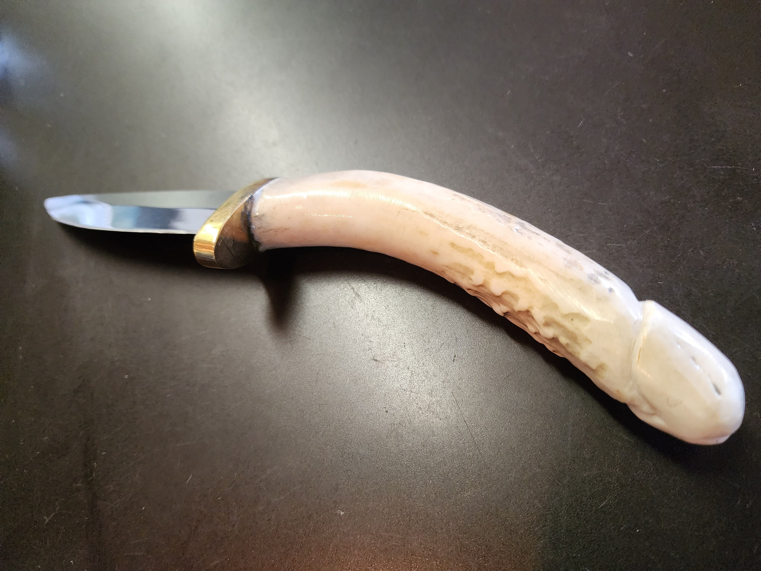 Phallic Folk Art Steel Knife With Hand Carved Handle - Etsy