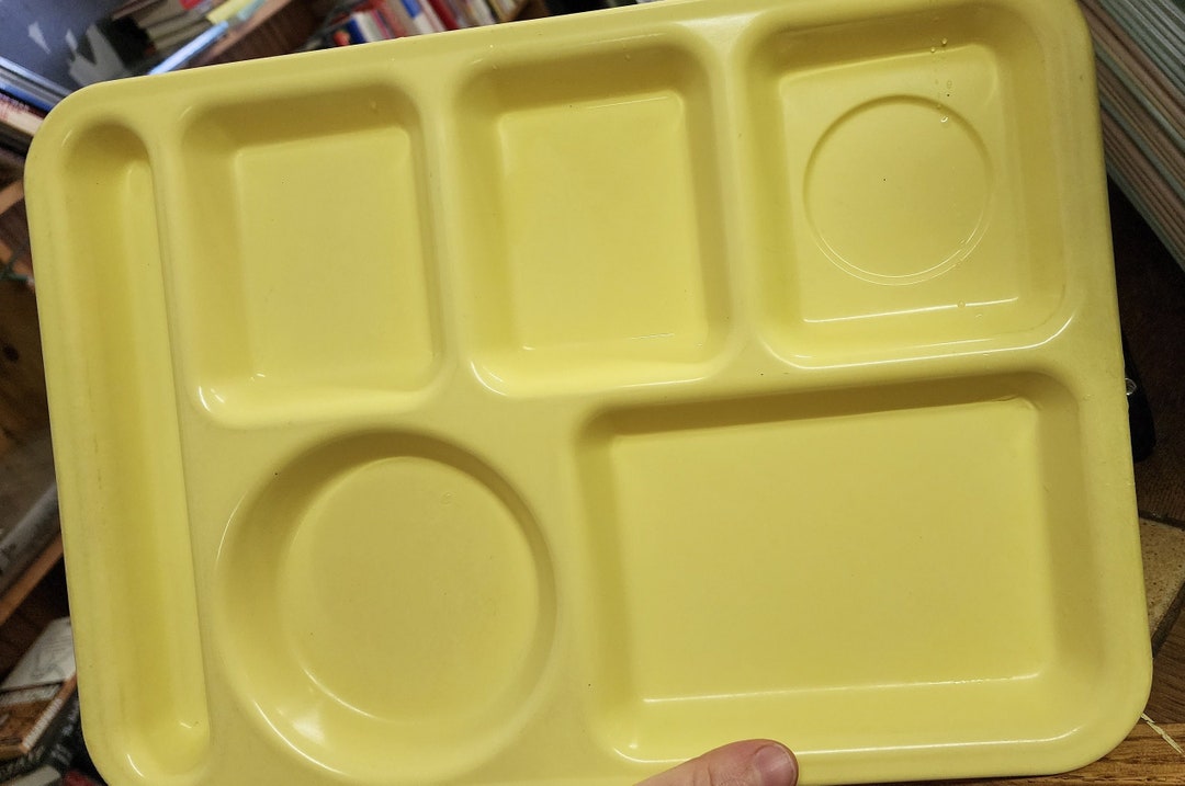 Vintage Yellow Cafeteria Trays - Etsy