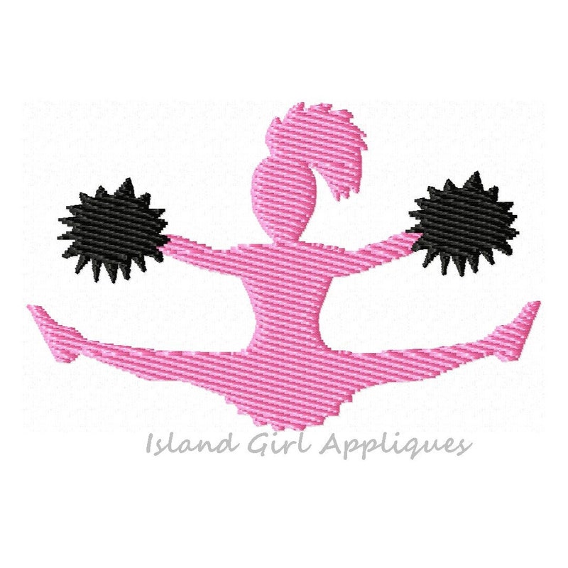 Cheerleader Applique - Etsy