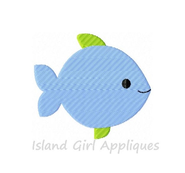 Fish Mini Machine Embroidery Design, 6 Sizes - Etsy