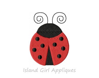 Lady Bug Ladybug Micro Mini Tiny Machine Embroidery Designs, Set of 4 ...