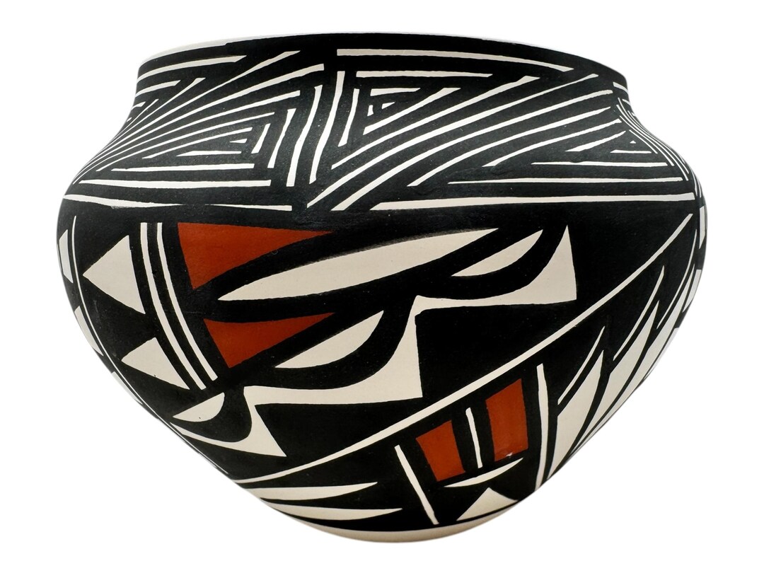 Native American Pottery Lagunahandmade Hand Painted Southwest Home ...